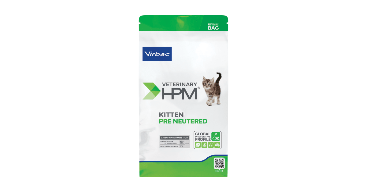 Kitten Pre Neutered – Balanced Dry Kitten Food - Virbac UK