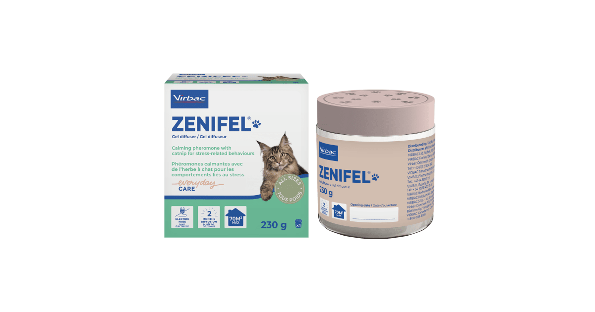 Zenifel Gel Diffuser with Calming Pheromones for Cats - Virbac UK