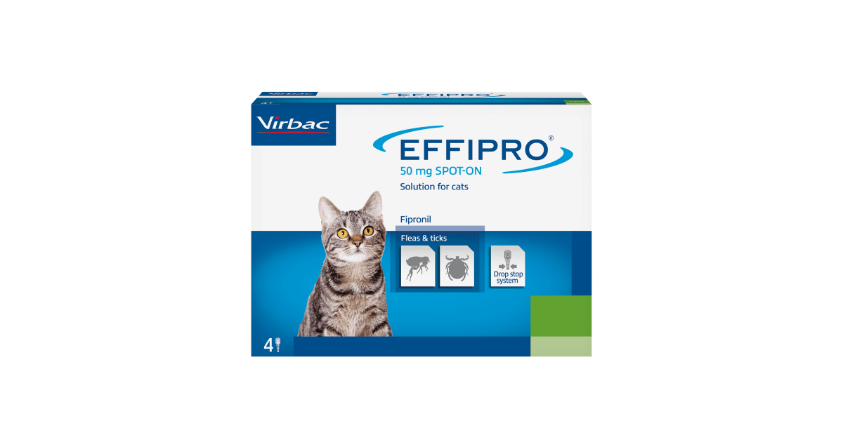 Effipro Spot-On For Cats - Flea & Tick Treatment - Virbac UK