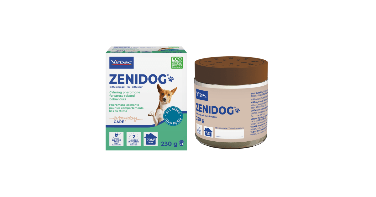 Zenidog Gel Diffuser with Calming Pheromones for Dogs - Virbac UK