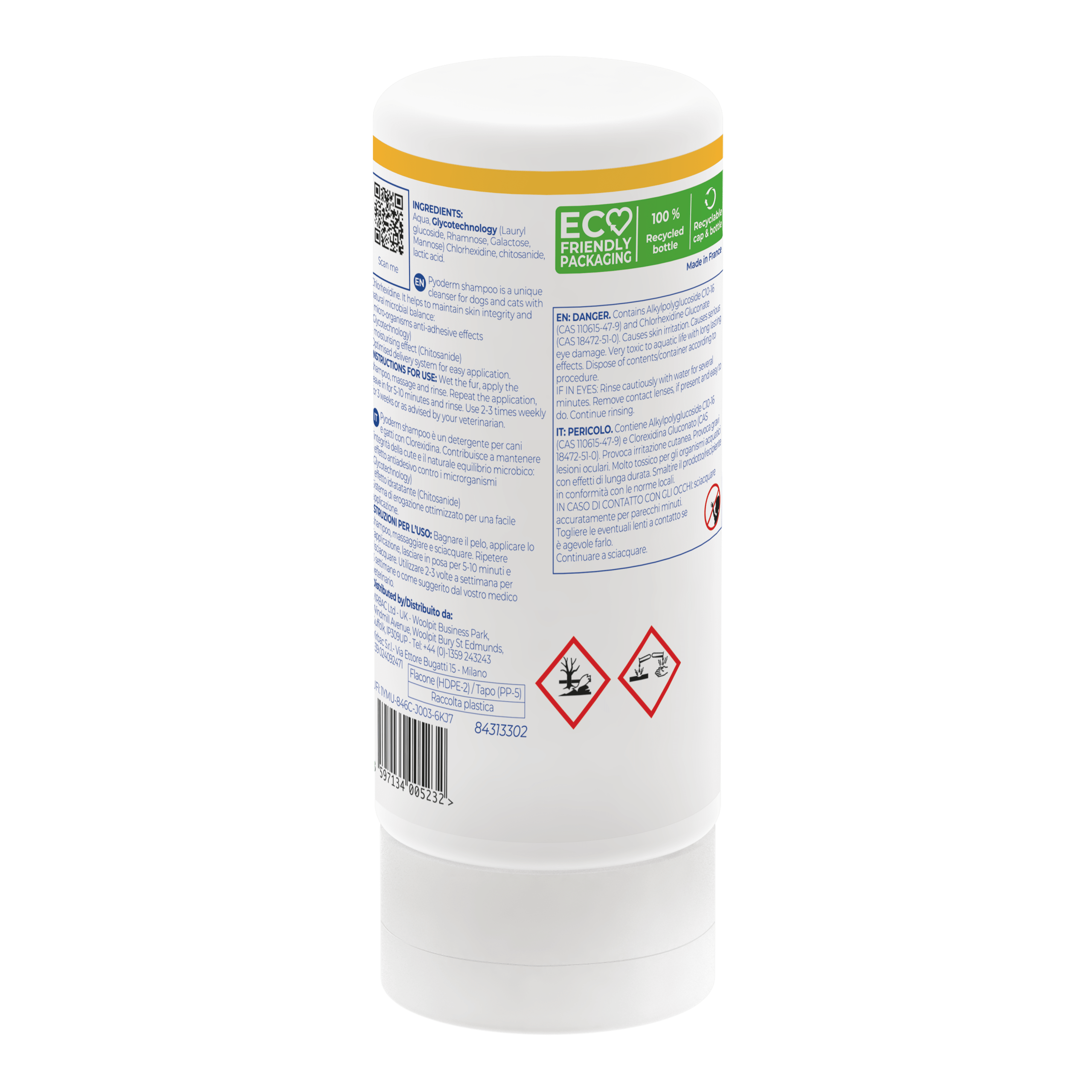 Pyoderm Shampoo – Antibacterial & Antifungal - Virbac UK