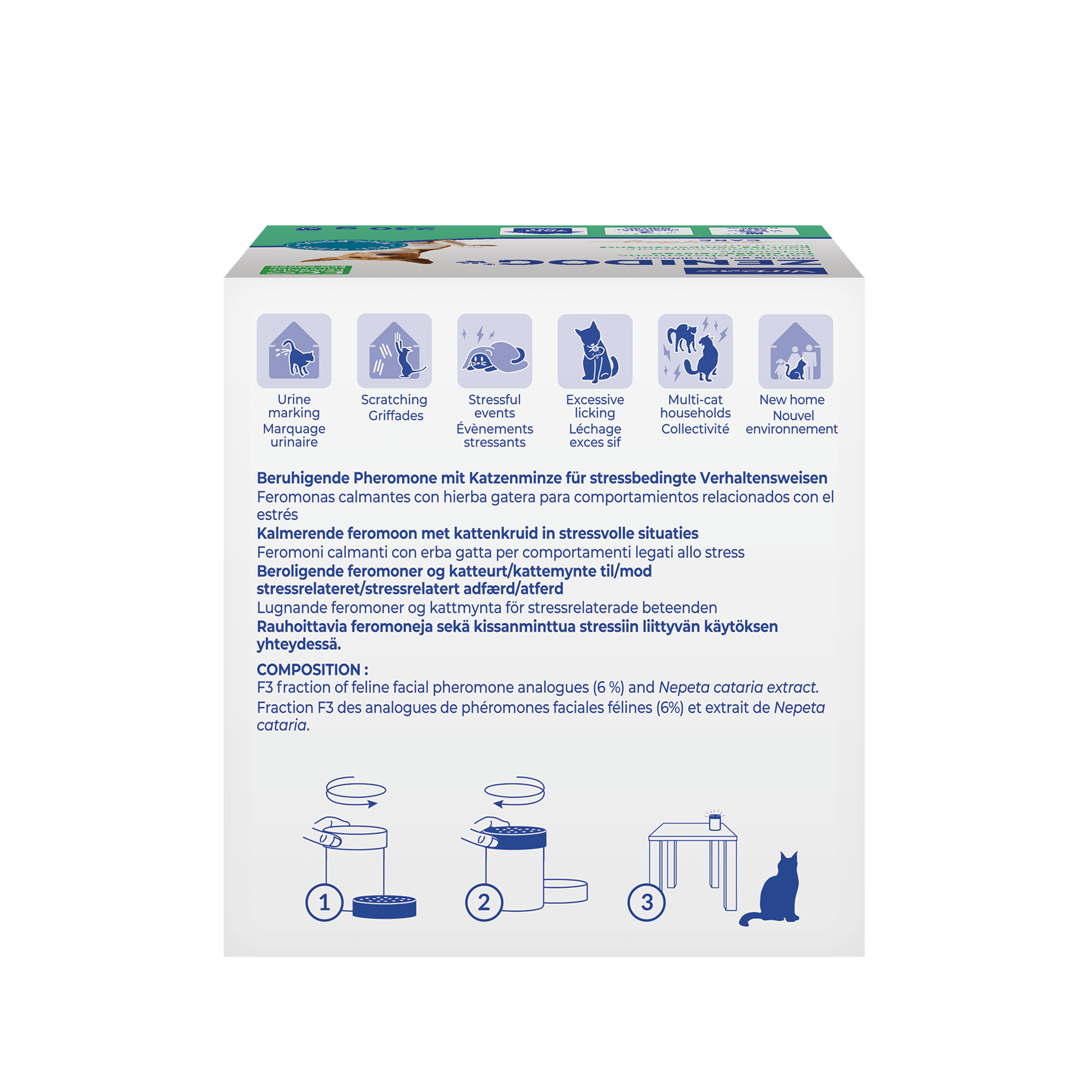 Zenifel Gel Diffuser with Calming Pheromones for Cats - Virbac UK