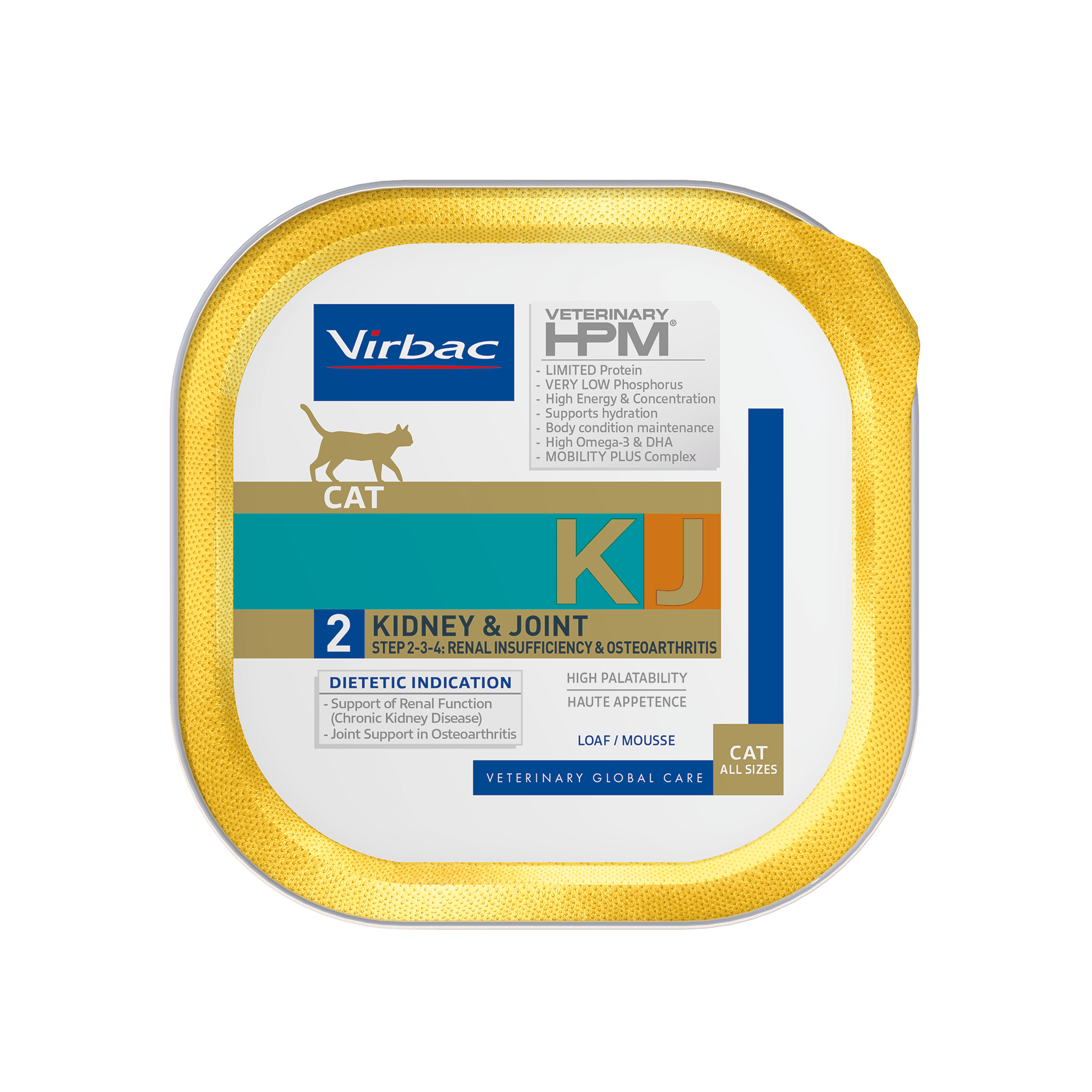 Kidney & Joint Cat Wet Food KJ2 – Chronic Kidney Disease 14x85g - Virbac UK