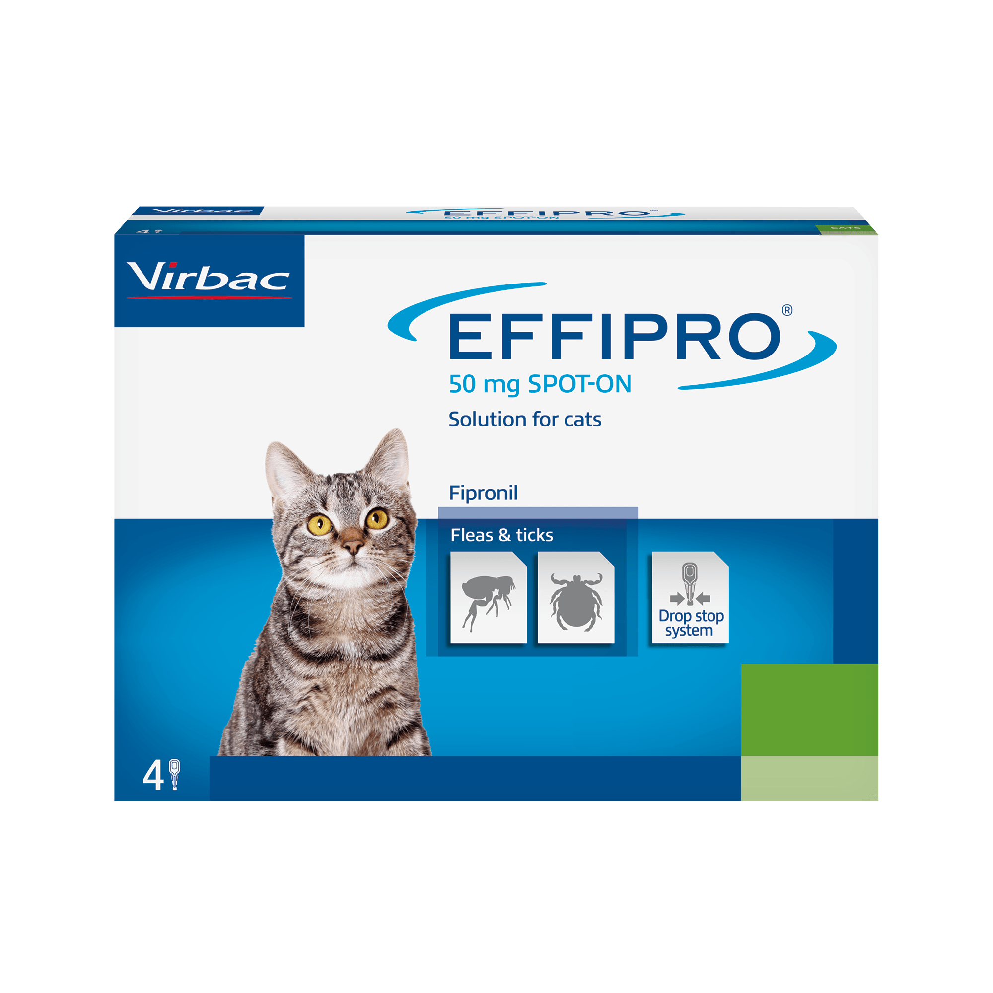 Effipro Spot-On For Cats - Flea & Tick Treatment - Virbac UK