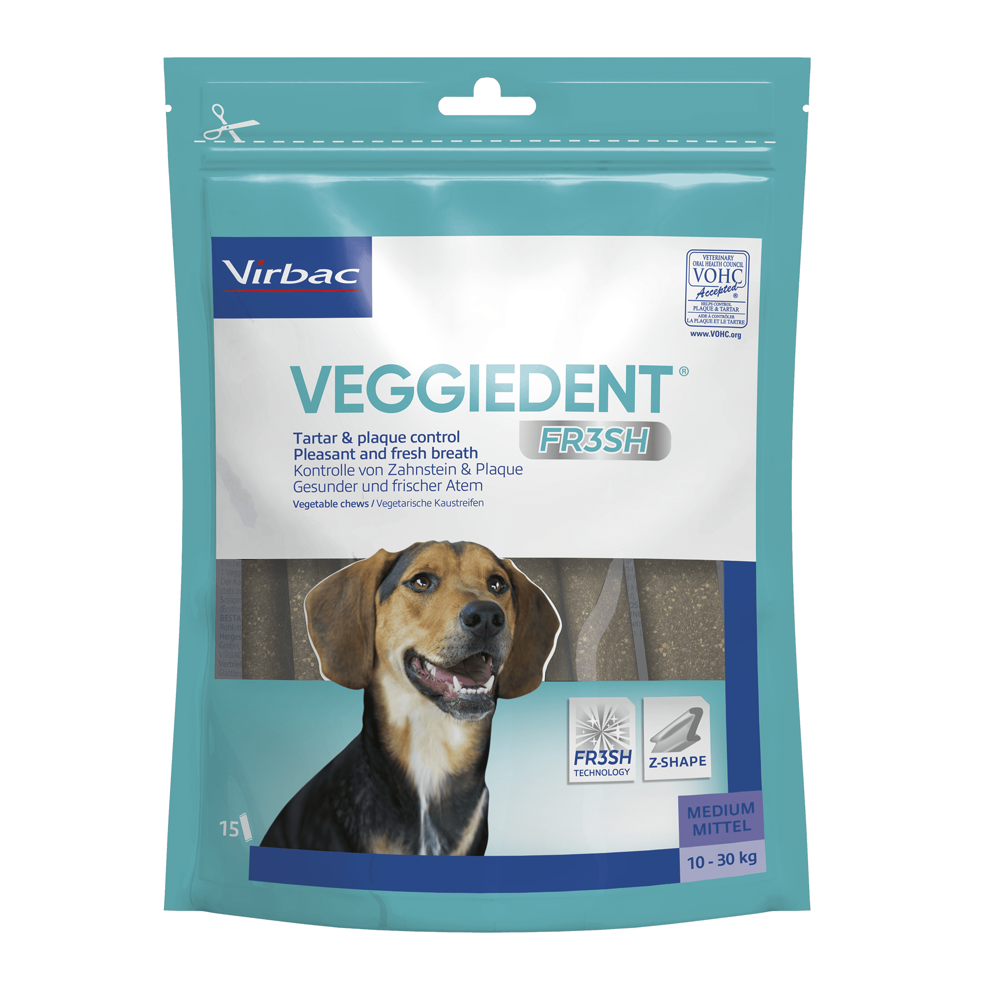 VEGGIEDENT® FR3SH™ Dental Chews For Dogs - Virbac UK