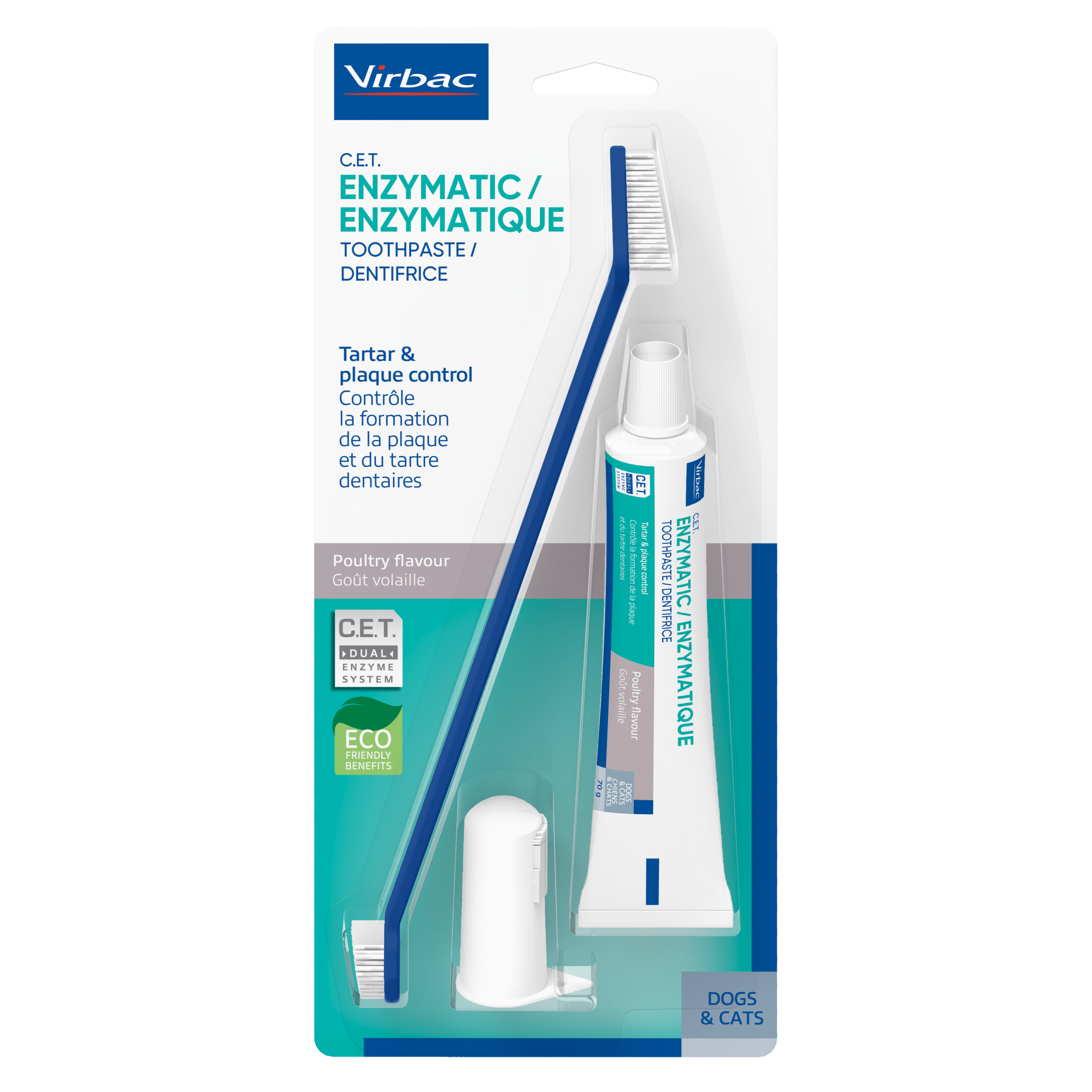 Oral Hygiene Kit – Toothbrush & Paste for Dogs & Cats - Virbac UK