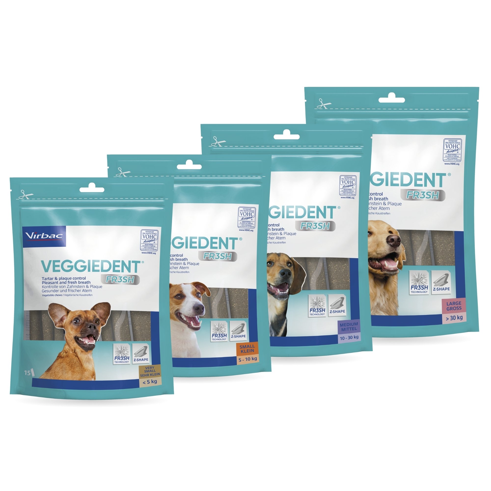 VEGGIEDENT® FR3SH™ Dental Chews For Dogs - Virbac UK